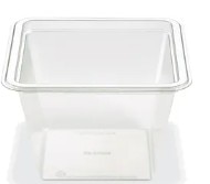 DELI CONTAINER 36 OZ CLEAR BASE (300) PLACON ECOSTAR