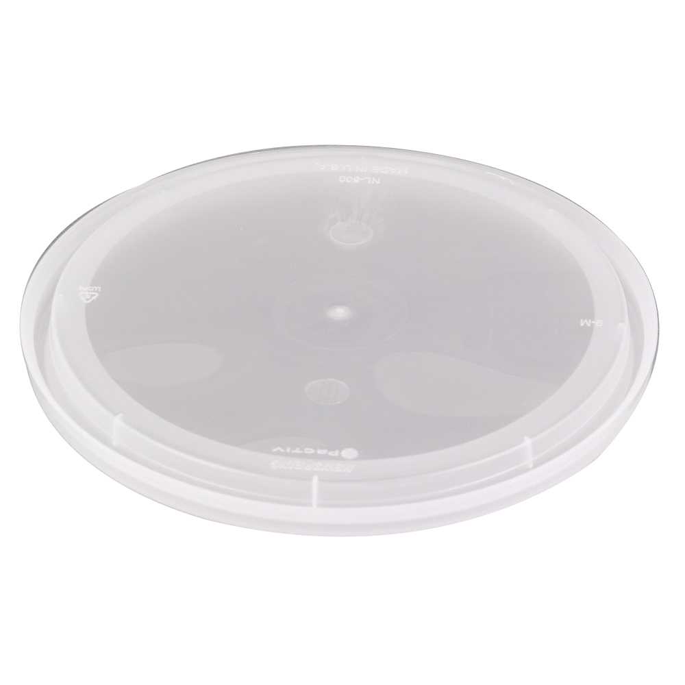 Clear Translucent Polypropylene Lid For Round Deli Container, 8 Oz, 4. ...