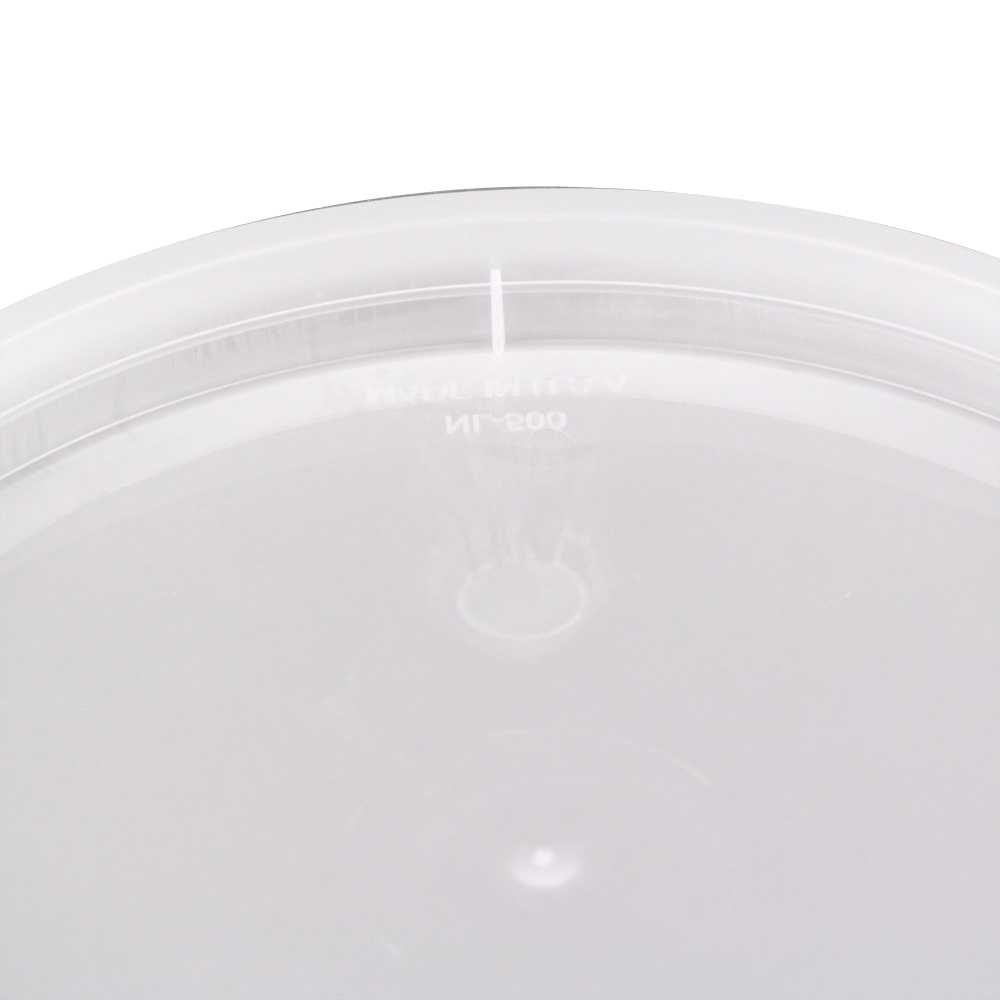 Clear Translucent Polypropylene Lid For Round Deli Container, 8 Oz, 4. ...